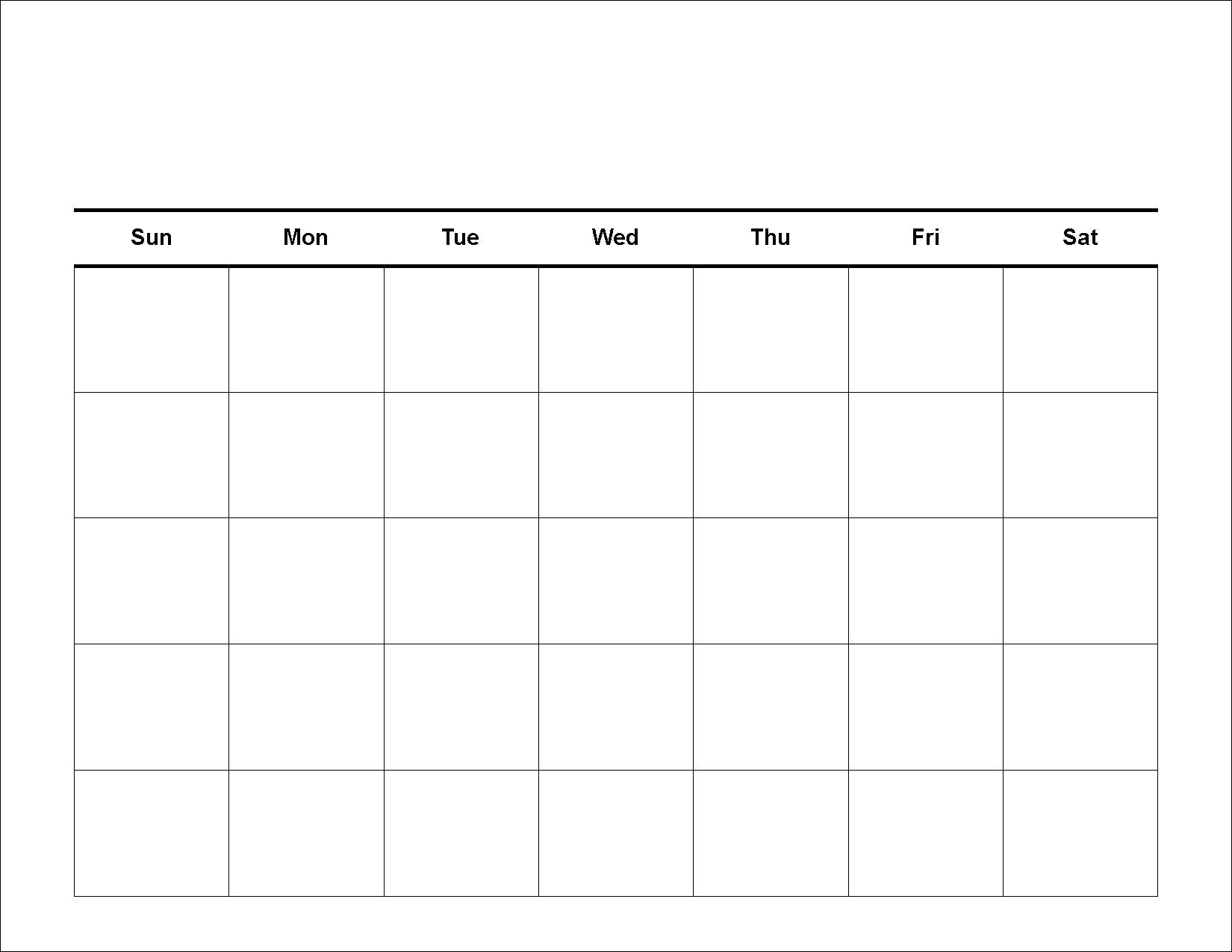 Is A Calendar Month 4 Weeks Printable Blank Calendar Template